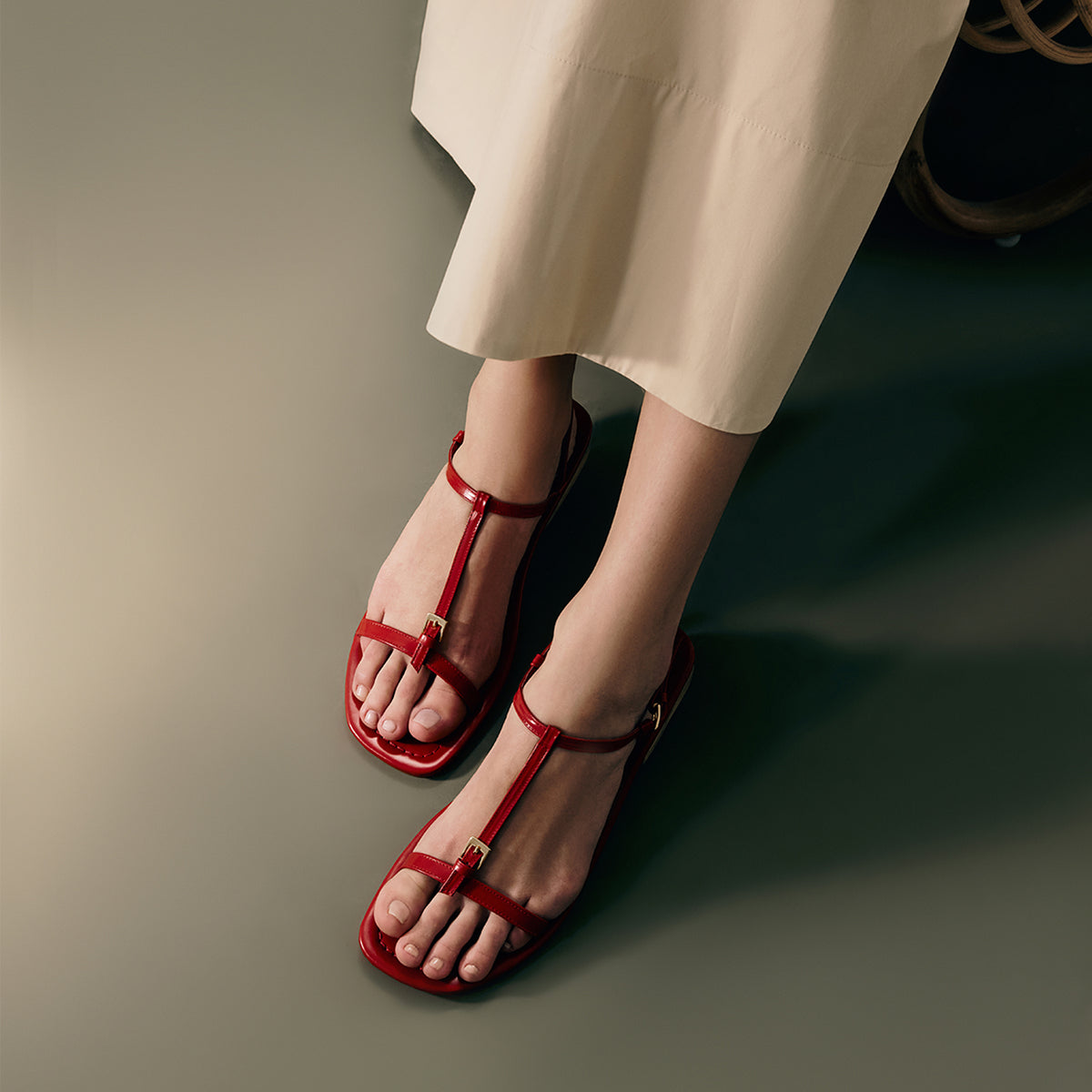Sandália Greta Coral – Andrea Muller